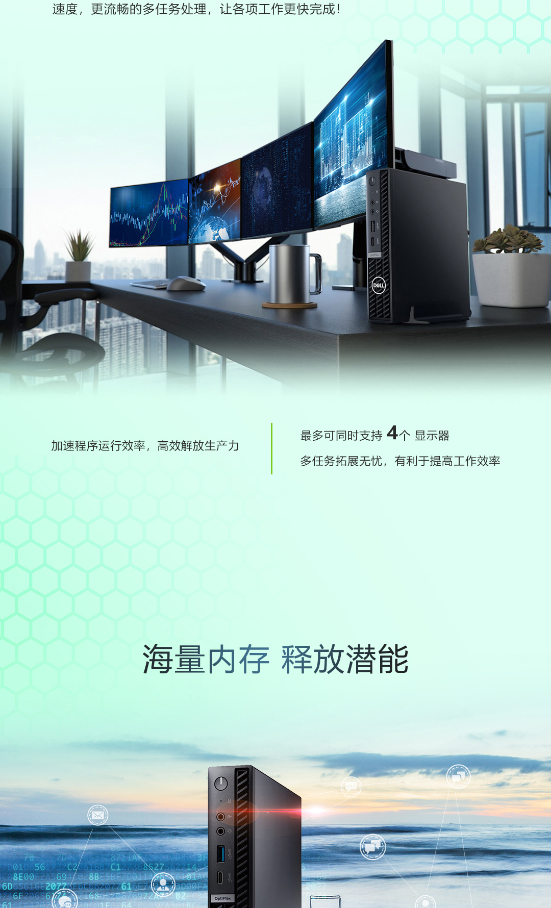 全新 OptiPlex 微型机 Plus 7010- 高级定制服务-商用台式机-戴尔(Dell)企业采购网