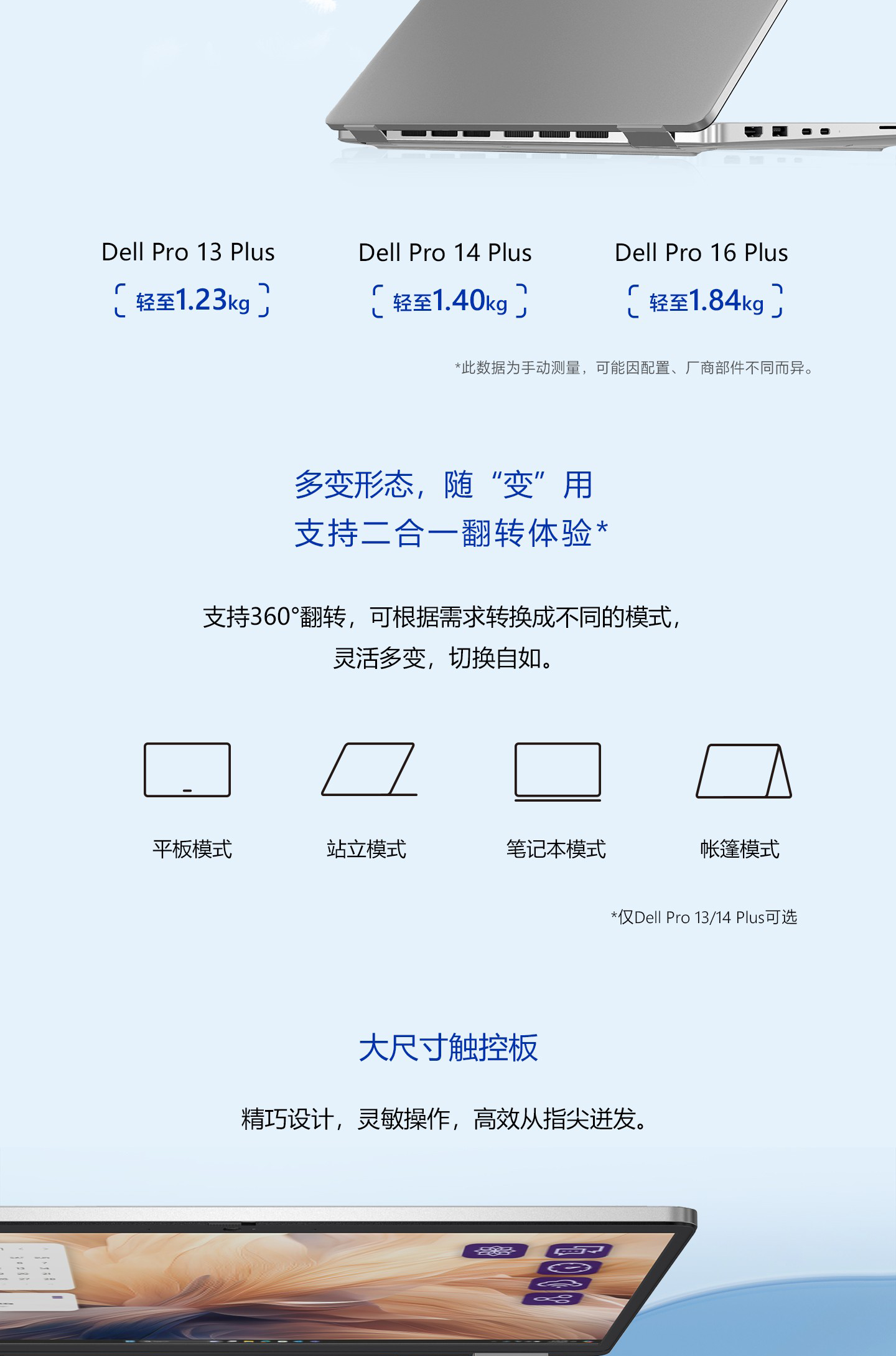 戴尔Dell Pro 14 Plus 笔记本报价、参数、图片、配置-商用笔记本-戴尔(Dell)官方企采中心